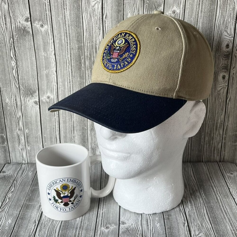 Tokyo Japan Us Embassy Duty Cap And Coffee Mug Set - Gem